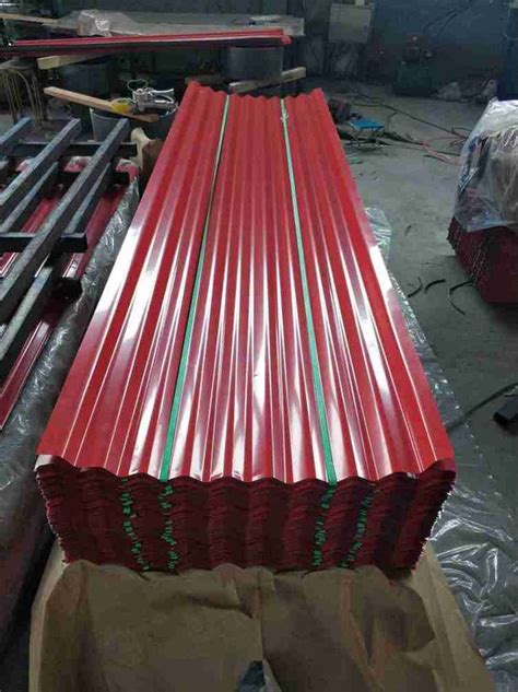 Heavy Duty Zinc Coated Standard Size Corrugated Steel Roof Sheets
