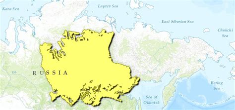 Central Siberian Plateau Map