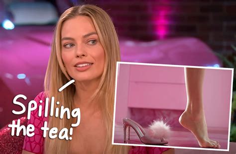 Margot Robbie Reveals How She Filmed That ICONIC Barbie High Heeled
