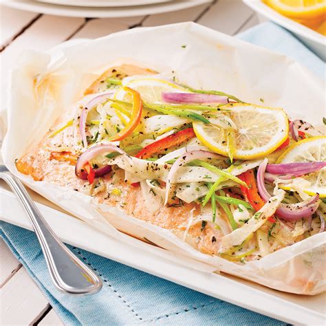 Saumon au beurre citronné en papillote Je Cuisine
