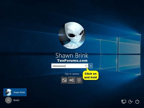 Enable Or Disable Password Reveal Button In Windows Tutorials