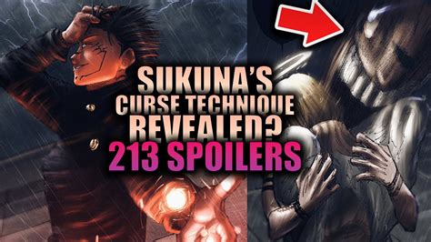 SUKUNA S TRUE CURSED TECHNIQUE REVEALED Jujutsu Kaisen Chapter 213