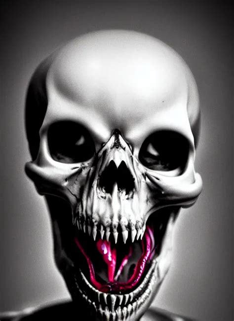 Skull Tongue As Xenomorph Queen Psycho Stupid Fuck Stable