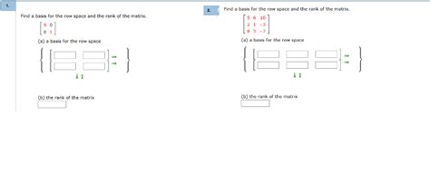 solved find a basis for the row space and the rank of the