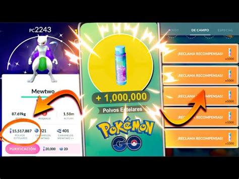 Consigue 1 millón de polvo estelar en 1 día con este truco Pokémon