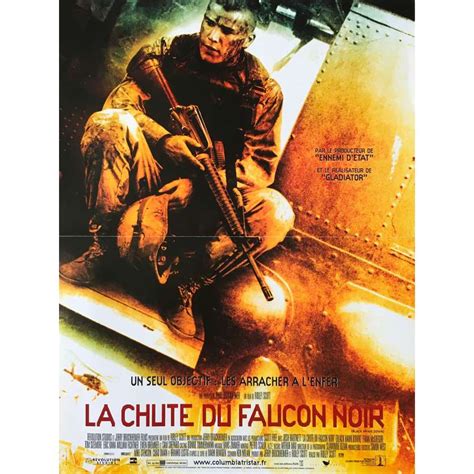 Affiche de cinéma française de LA CHUTE DU FAUCON NOIR 40x60 cm