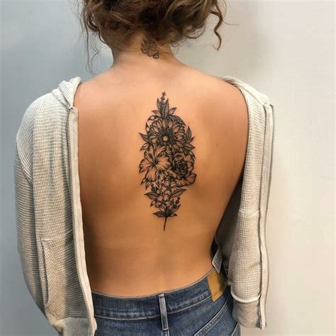 Flower Spine Tattoo Ideas That Will Blow Your Mind