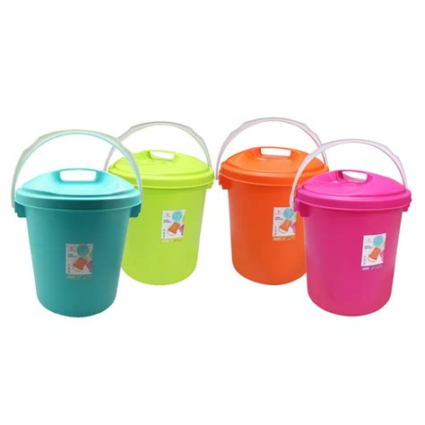 Jual Claris Ember Plastik WC Kamar Mandi Toilet Tebal Kuat Dengan Tutup