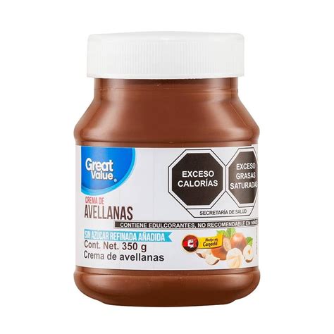 Crema De Avellana Great Value Con Maltitol 350 G Walmart