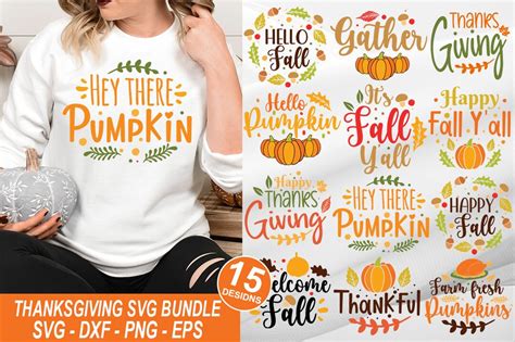 Thanksgiving Svg Bundle Thankgiving Svg Gobble SVG Etsy