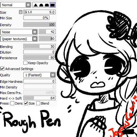 Paint Tool Sai Line Art Brush Scoutret