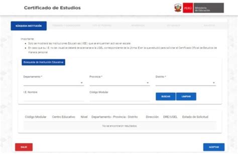 MINEDU HABILITA PLATAFORMA VIRTUAL PARA OBTENER CERTIFICADO DE ESTUDIOS