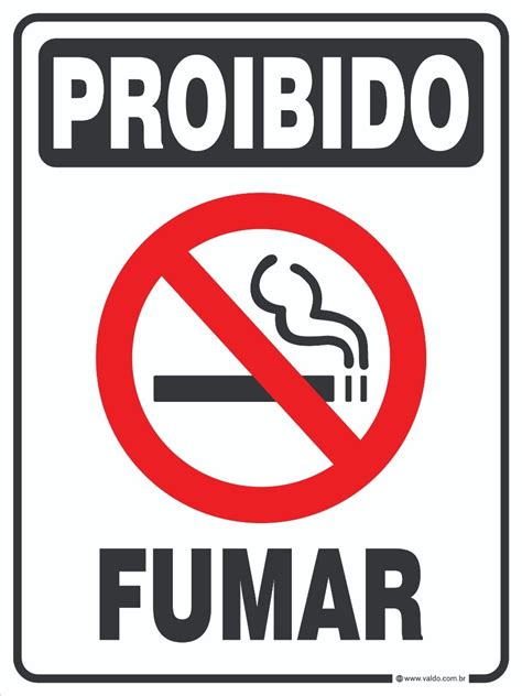 Placa Proibido Fumar Cigarro Sinaliza O Rcio Loja Pvc Mercadolivre