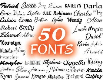 Fonts Svg Bundle Handwritten Font Svg Cursive Font Svg Etsy
