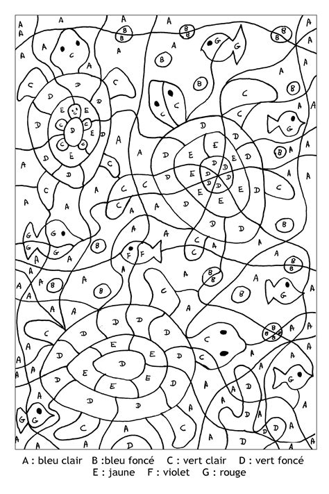Dessins Gratuits à Colorier Coloriage Magique Lettres à imprimer