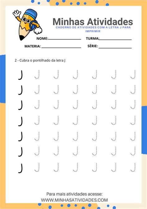 Atividades Para Estudar A Letra J