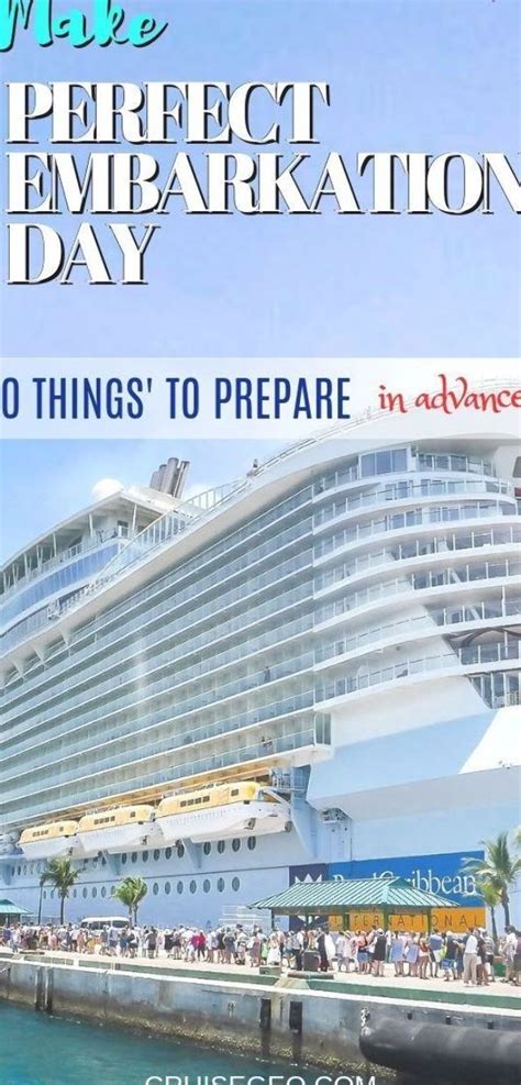 Cruise Geo Shows You 10 Things To Prepare For The Cruise Embarkation