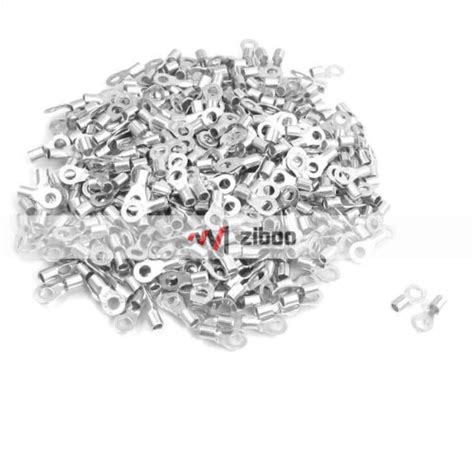 1000Pcs RNB3 5 4 14 12 AWG Non Insulated Ring Terminals Connector3 1mm