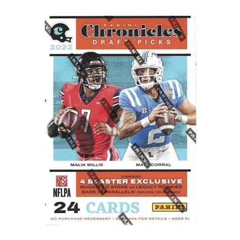 Panini Chronicles Draft Picks Football Pack Blaster Box Rookies