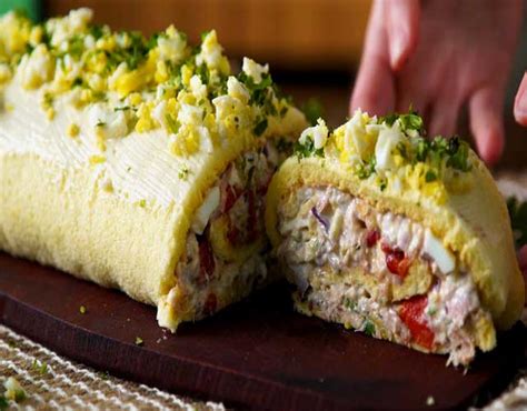 Receta de Pionono de atún