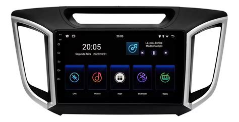 Central Multimidia Hyundai Creta Android Auto Carplay 7p 1gb Mebuscar