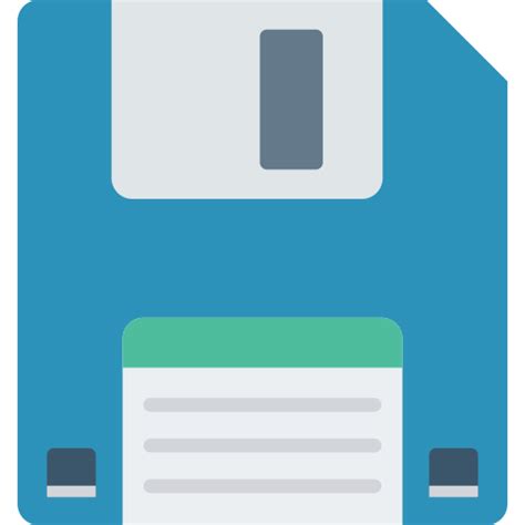 Diskette Dinosoft Flat Icon