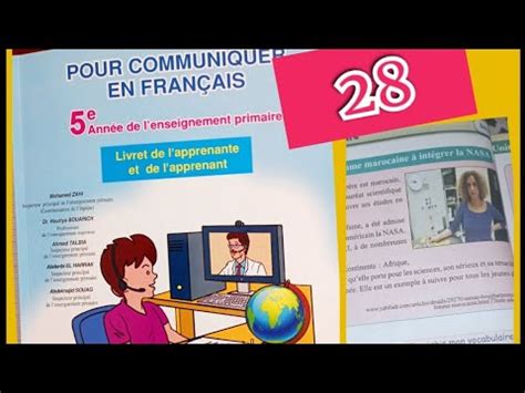 pour communiquer en français 5 année de l enseignement primaire page 28