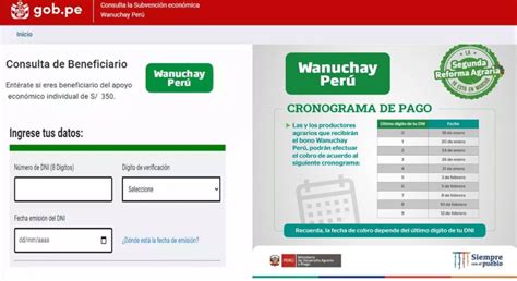 Como Cobrar Hoy 12 De Febrero El Bono Wanuchay
