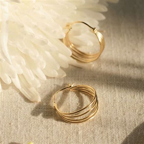 Silver Midnight Sun Hoop Earrings Silverado Jewellery
