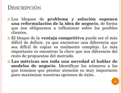 Lean Canvas Ppt Descarga Gratuita