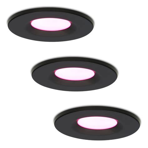 Set Van Stuks Smart Wifi Led Inbouwspots Venezia Rgbww Watt Ip
