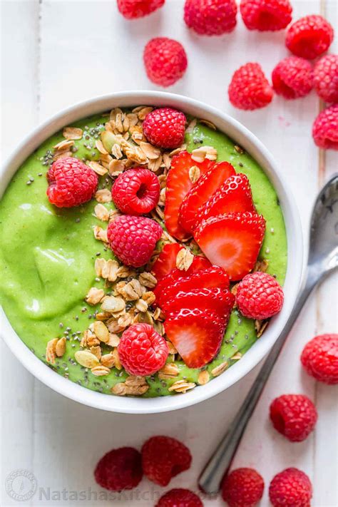 Green Smoothie Bowl Recipe NatashasKitchen