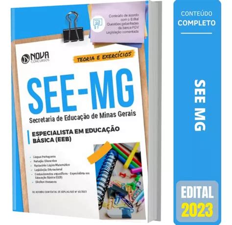 Apostila See Mg Especialista Em Educa O B Sica Eeb Frete Gr Tis