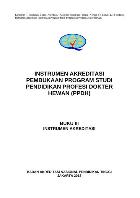 PDF INSTRUMEN AKREDITASI PEMBUKAAN PROGRAM STUDI Justifikasi