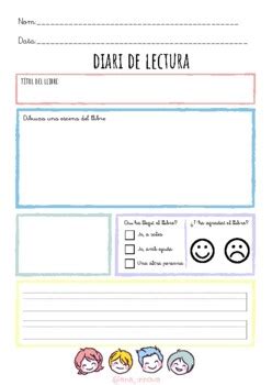 Diario De Lectura Diari De Lectura Reading Diary By AnaInnova