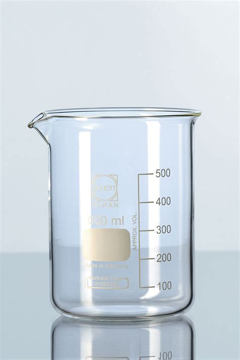 Vaso De Precipitado Forma Baja Graduado Vidrio Borosilicato DURAN