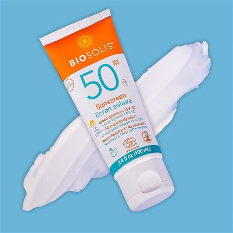 Biosolis Leche solar SPF 50 para niños suave con la piel protección