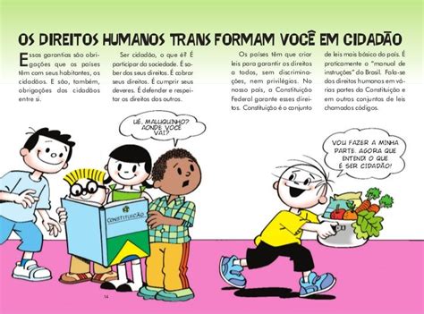 Castilha De Direitos Humanos Ziraldo Direitos Humanos Cartilha