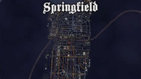 Cities Skylines Springfield At Night Tour Youtube