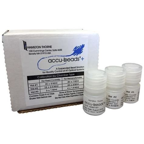 Kit de reagentes em solução accu beads Hamilton Thorne clínico