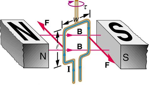 Torque On A Current Loop Motors And Meters Douglas College