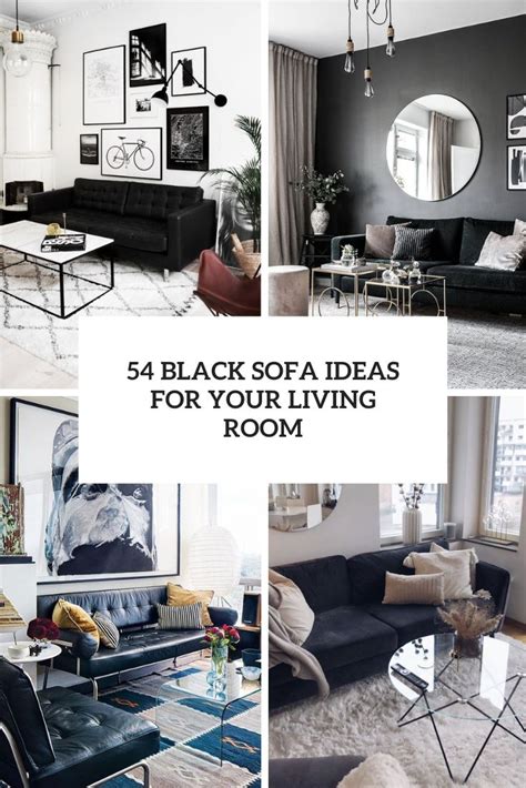 Living Room Ideas With Black Sofa Bryont Blog