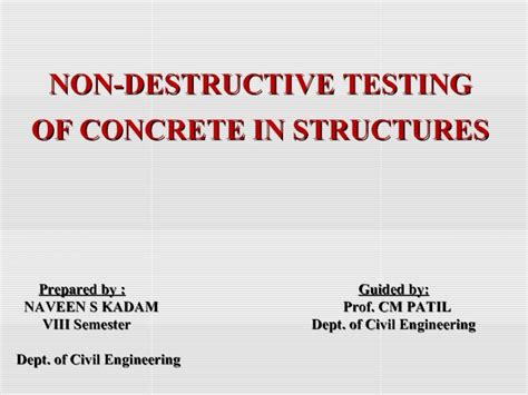 pdf non destructive testing of concrete in structures pdfslide