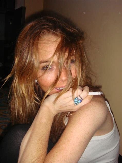 A Photoset Of Lindsay Lohan Smoking Thank Me For It Later In 2023