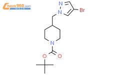 Tert Butyl 4 4 Bromo 1H Pyrazol 1 Yl Methyl Piperidine 1 Carboxylate