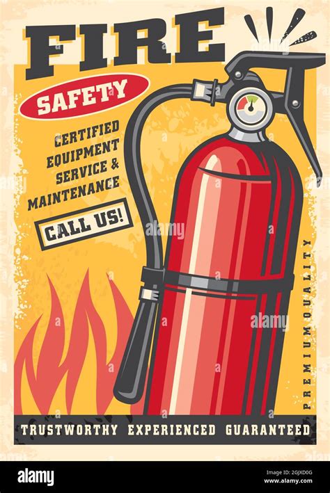 Fire Safety Poster High Resolution Stock Photography And Images Alamy