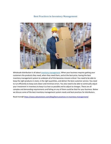 Ppt Best Practices In Inventory Management Powerpoint Presentation