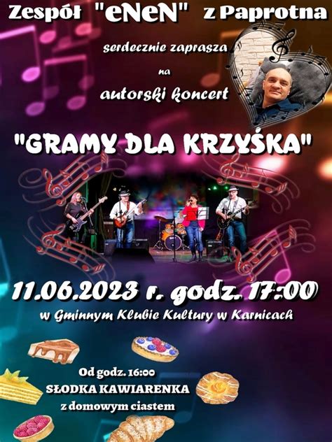 ZAPROSZENIE NA KONCERT ENeN Karnickie Info