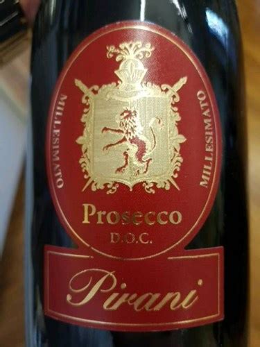 Pirani Wine Prosecco Millesimato Vivino US