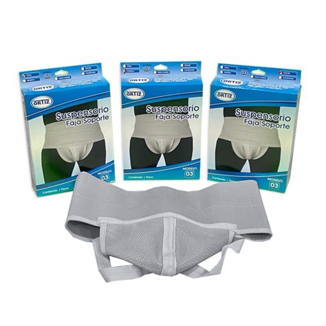 SUSPENSORIO FAJA SOPORTE MEDIANO MOD 03 Human Haim